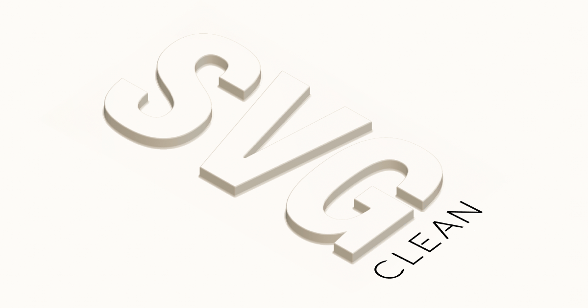 SVGclean - Plasticity Optimizer